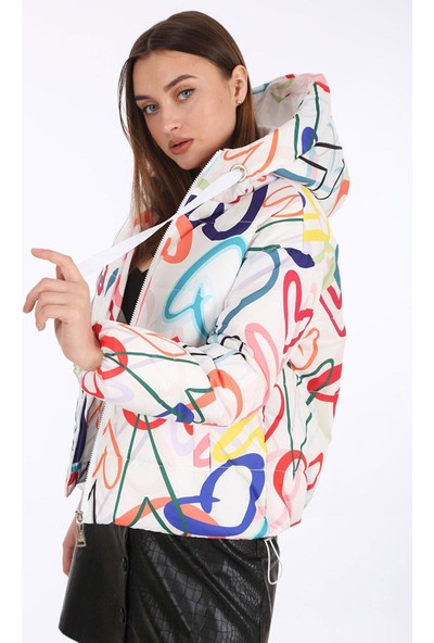 Rodi 5125 DS22KB025125 Desenli Şişme Mont