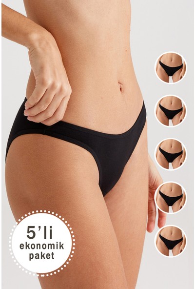 Pierre Cardin 2055 Kadın Basic Brief 5'li Paket Külot