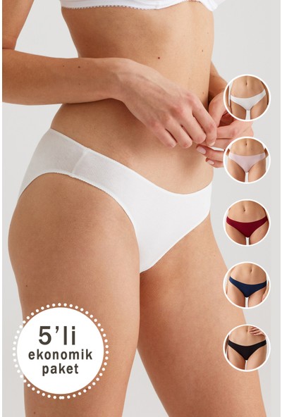 Pierre Cardin 2050 Kadın Noshow Bikini 5Li Paket Külot Pierre Cardin 2050 Kadın Noshow Bikini 5Li Paket Külot