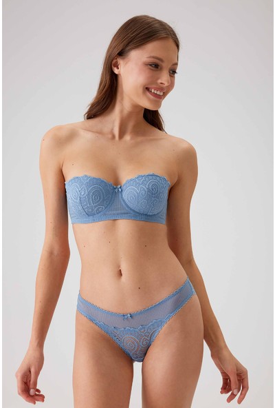 Pierre Cardin 4741 Verona Soft Pushup Straplez Sütyen Takım Pierre Cardin 4741 Verona Soft Pushup Straplez Sütyen Takım
