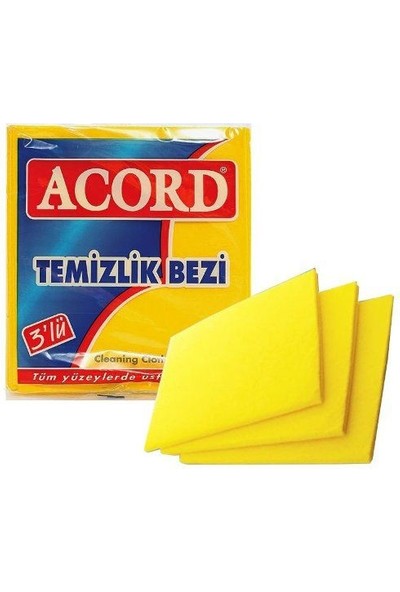 Lilibeaty Acord Temizlik Bezi 3lü x 12 Adet