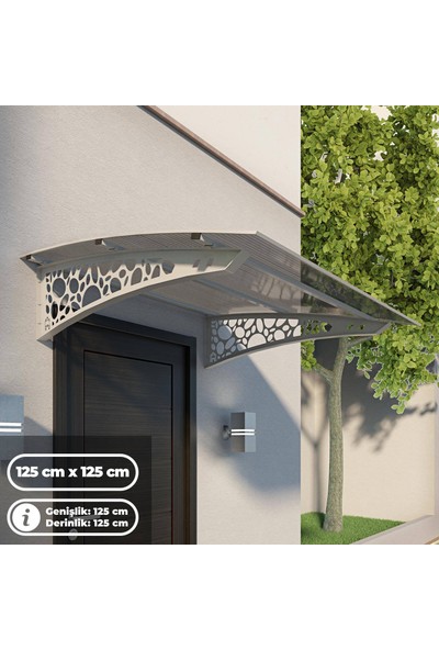 Albayrak Yapı İnşaat Çakıltaşı Serisi Pratik Sundurma 125 cm x 125 cm Albayrak Yapı İnşaat Çakıltaşı Serisi Pratik Sundurma 125 cm x 125 cm