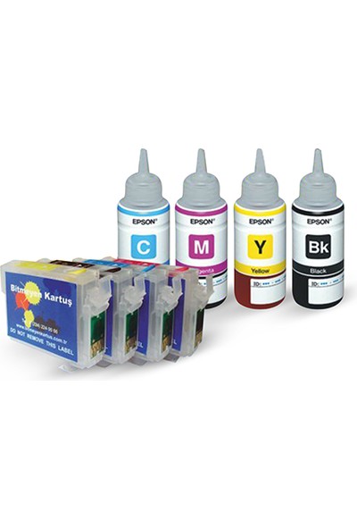 Bk Epson T1621-1624 Uyumlu Kolay Dolan Kartuşlar Bk Epson T1621-1624 Uyumlu Kolay Dolan Kartuşlar