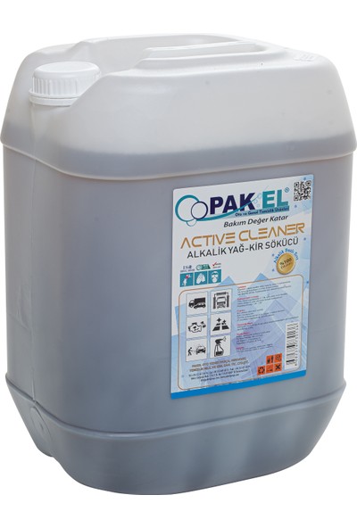 Pakel Active Cleaner Yağ Kir Sökücü Fırçasız Yıkama 25 Kg Pakel Active Cleaner Yağ Kir Sökücü Fırçasız Yıkama 25 Kg