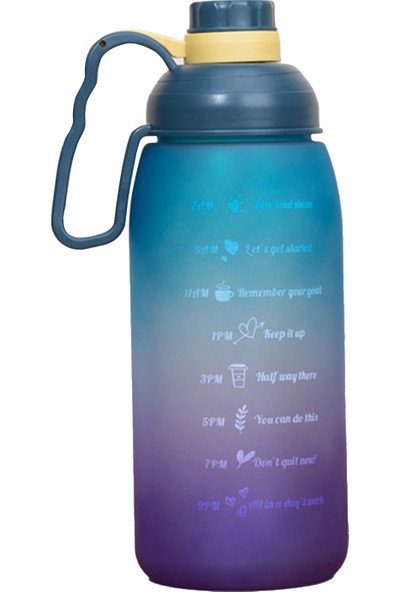 Farfi 1800 Ml Pratik Içecek Şişe Degrade Renk Egzersiz Bisiklet Kamp Için Spor Su Şişesi (Yurt Dışından) Farfi 1800 Ml Pratik Içecek Şişe Degrade Renk Egzersiz Bisiklet Kamp Için Spor Su Şişesi (Yurt Dışından)