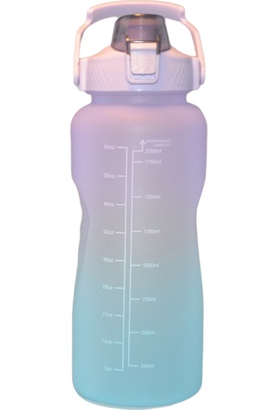 Farfi 2000 Ml Pratik Su Şişesi Çevirme Kapak Bpa Ofis Için Su Şişesi (Yurt Dışından) Farfi 2000 Ml Pratik Su Şişesi Çevirme Kapak Bpa Ofis Için Su Şişesi (Yurt Dışından)