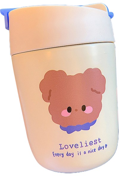 Farfi 350 Ml Moda Çocuklar Şişe Yaratıcı Çocuklar Okul Için Yalıtımlı Su Şişesi (Yurt Dışından)