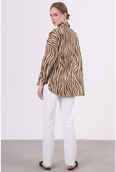 Clew Bol Kesim Cepli Gömlek 22Y0617