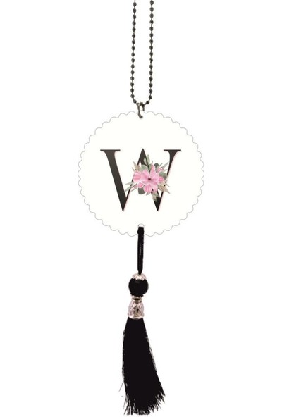 Ömr Dizayn Hediye W Harfli Dikiz Ayna Süsü Model 2 Ömr Dizayn Hediye W Harfli Dikiz Ayna Süsü Model 2