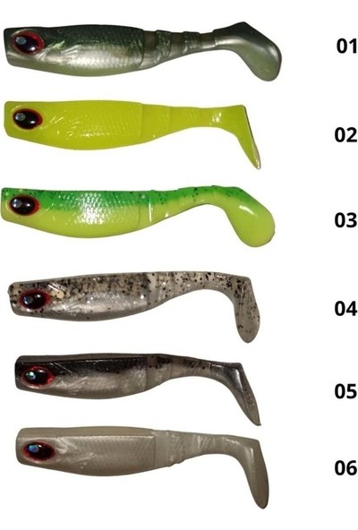 Lure Soft Bait Expert Serius 6.5 cm Silikon Balık 12 Adet - 03 Lure Soft Bait Expert Serius 6.5 cm Silikon Balık 12 Adet - 03