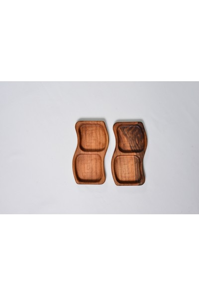 Emerald home 2'li asimetrik çerezlik & sunumluk