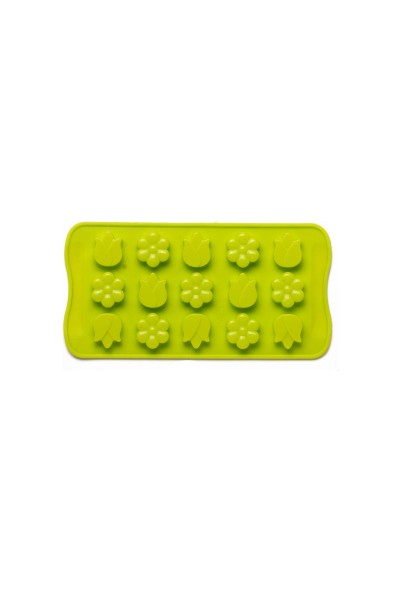 Pastry planet çiçek figürlü çikolata silikon kalıp