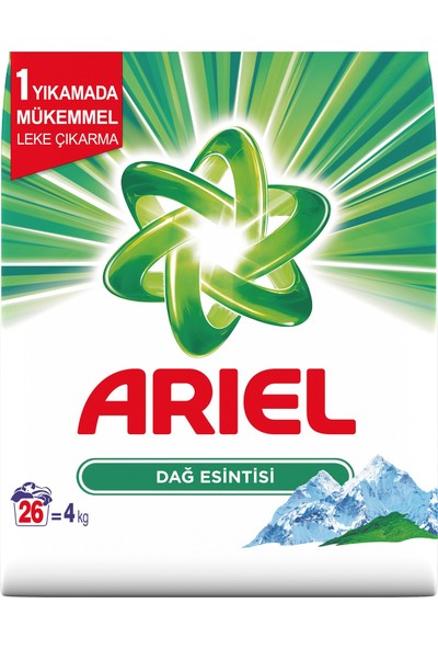 Ariel Matik Çamaşır Deterjanı 4 kg Beyaz Dağ Esintisi