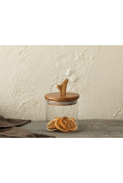 Poli Borosilikat Cam Kavanoz 720 Ml Şeffaf