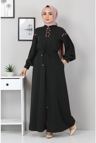 Nervür Detay Ferace Petrol Nervür Detay Ferace Petrol