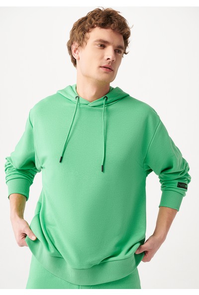 Mavi Erkek Kapüşonlu Neon Yeşil Sweatshirt 0610263-71764 Mavi Erkek Kapüşonlu Neon Yeşil Sweatshirt 0610263-71764