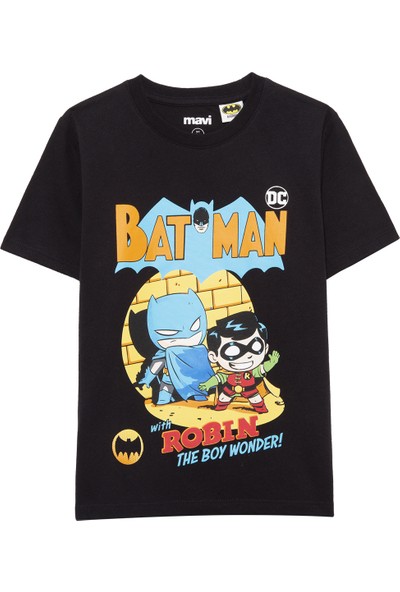 Batman Baskılı Siyah Sweatshirt Batman Baskılı Siyah Sweatshirt