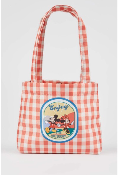DeFacto Kız Çocuk Disney Mickey & Minnie Lisanslı Büyük Omuz Çantası X0554A6NS