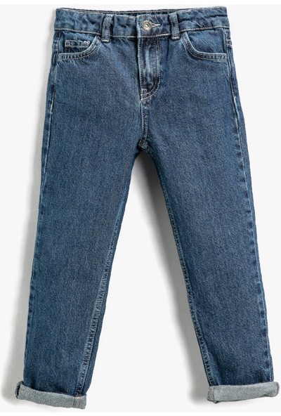 Koton Basic Boyfriend Kot Pantolon Pamuklu