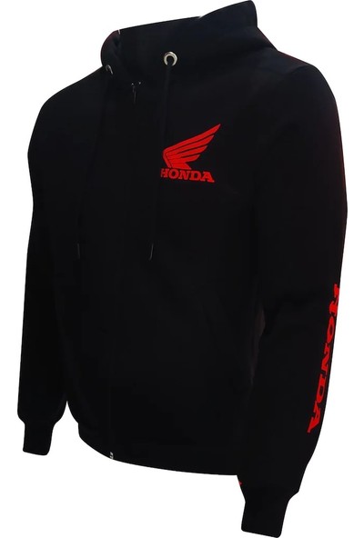 Prosev Honda Logolu Fermuarlı Motosiklet Polar Ceketi Prosev Honda Logolu Fermuarlı Motosiklet Polar Ceketi
