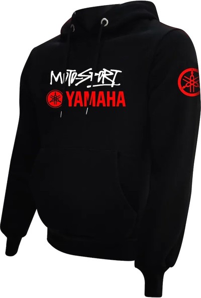 Prosev Yamaha Motosport Logolu Kanguru Ceplı Sweat