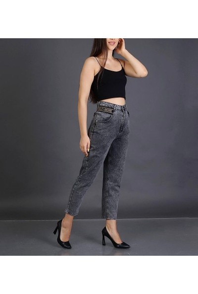 Periscope Games Yüksek Bel Mom Pantolon