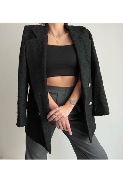 D&K Pick Up Siyah Blazer Ceket D&K Pick Up Siyah Blazer Ceket