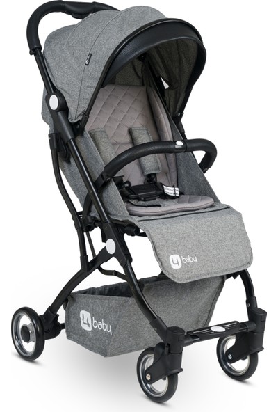 4 Baby Drone Kabin Bebek Arabası-Gri