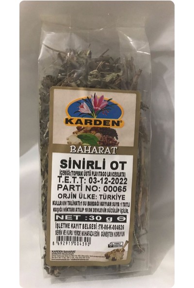 Karden Sinirli Ot
