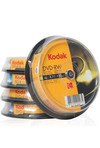 Kodak Boş Dvd-Rw 4.7gb Disk 5 Li Paket DVD Yeniden Yazılabilir