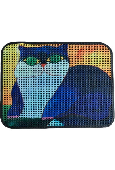 Rehome Kedi Kumu Elekli Tuvalet Önü Paspası 60X45 cm 2 Rehome Kedi Kumu Elekli Tuvalet Önü Paspası 60X45 cm 2