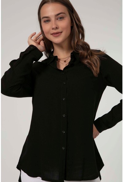 Bigdart 3785 Kadın Bluz Siyah