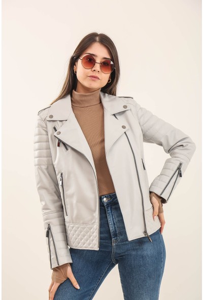 Yaman Deri Y-0011 Unisex Bayan Motorcu Deri Mont Yaman Deri Y-0011 Unisex Bayan Motorcu Deri Mont