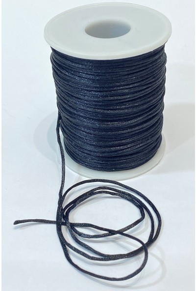 Hayalperest Boncuk Siyah Ince Birit Iplik 10 mt Hayalperest Boncuk Siyah Ince Birit Iplik 10 mt