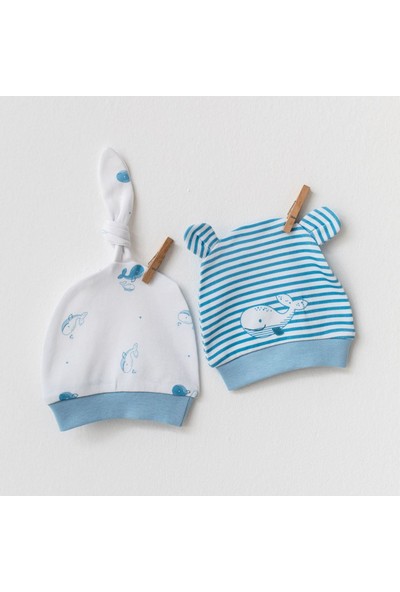 Andywawa Cute Whale 2'li Bebek Şapka AC21560R
