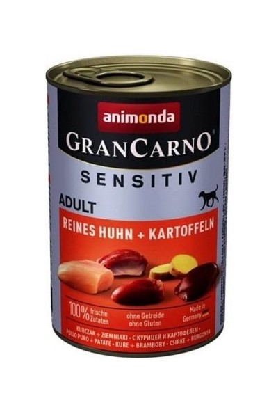 Animonda Gran Carno Sensitive Tavuklu ve Patatesli Yetişkin Köpek Konservesi 400 gr Animonda Gran Carno Sensitive Tavuklu ve Patatesli Yetişkin Köpek Konservesi 400 gr