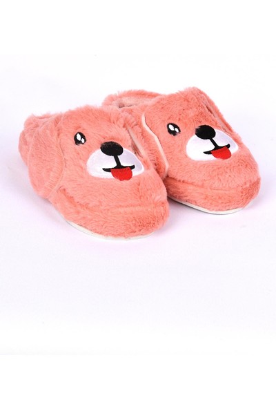 Walkway Kadın Pembe Hayvan Figürlü Panduf Ev Teliği