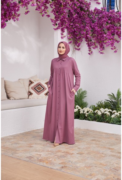 Neways Krep Ön Pileli Ferace Lila 6502 Neways Krep Ön Pileli Ferace Lila 6502