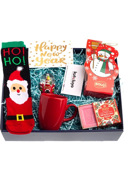 Kutuluyo Noel Babalı Hediye Kutusu Kutuluyo Noel Babalı Hediye Kutusu