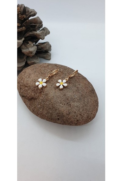 Bbn E-Ticaret Mineli Papatya Küpe Çift