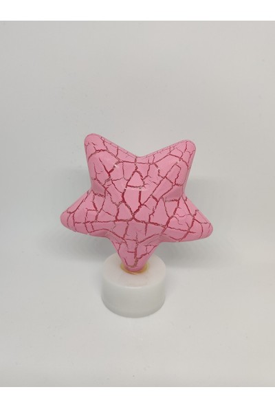 Ascellus LED Işıklı Lamba Dekoratif Objeler 3'lü Set ( Pembe Renk) Ascellus LED Işıklı Lamba Dekoratif Objeler 3'lü Set ( Pembe Renk)