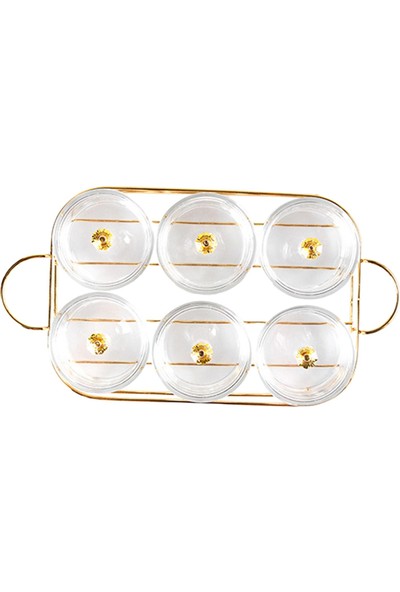 Strade Store Caddy Servis Tabağı Tatlı Bölme Plaka Meze İçin