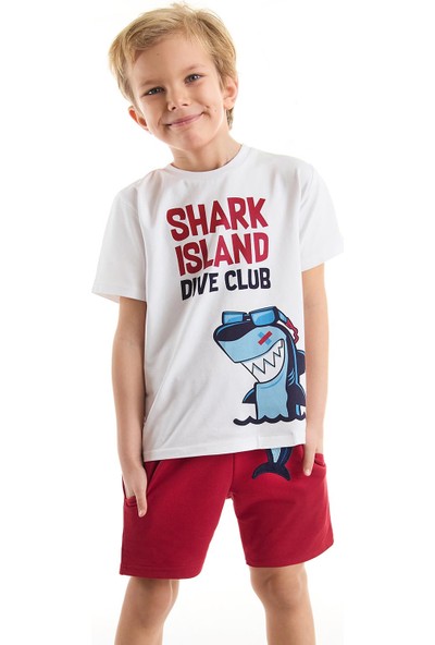 Denokids Shark Club Erkek Çocuk Şort Takım Denokids Shark Club Erkek Çocuk Şort Takım
