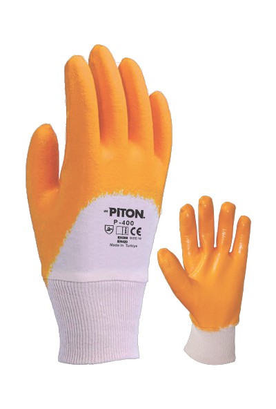 Piton Yarım Kaplı P-400 Gold Nitril Eldiven No:10 Piton Yarım Kaplı P-400 Gold Nitril Eldiven No:10