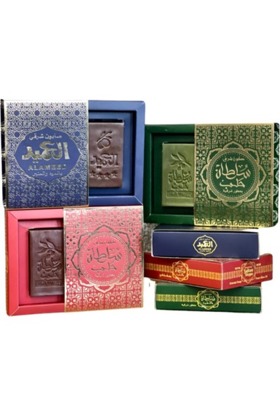 Halab Soap Sultan Aleepo 140 gr x 4 = 560 Gr.+ 2 Sabun Halab Soap Sultan Aleepo 140 gr x 4 = 560 Gr.+ 2 Sabun