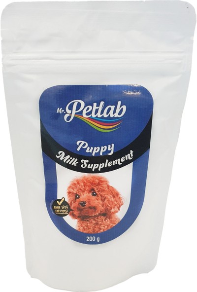 Mr. PetLab Anne Sütü Destekli Yavru Köpek Süt Tozu 200 gr Mr. PetLab Anne Sütü Destekli Yavru Köpek Süt Tozu 200 gr