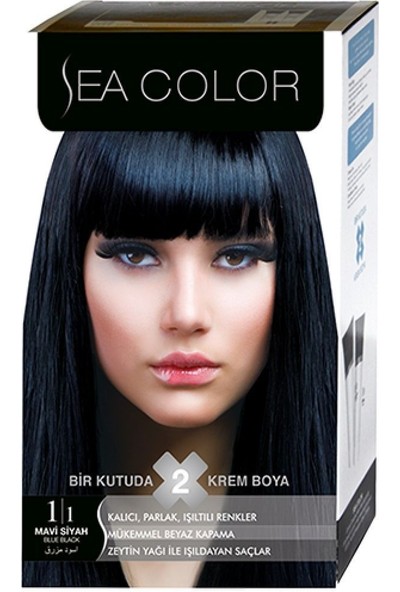 Sea Color Set Boya 1.1 Mavi Siyah