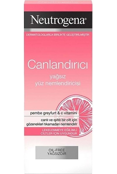 Neutrogena Canlandırıcı Yağsız Yüz Nemlendirici Krem 50 ml