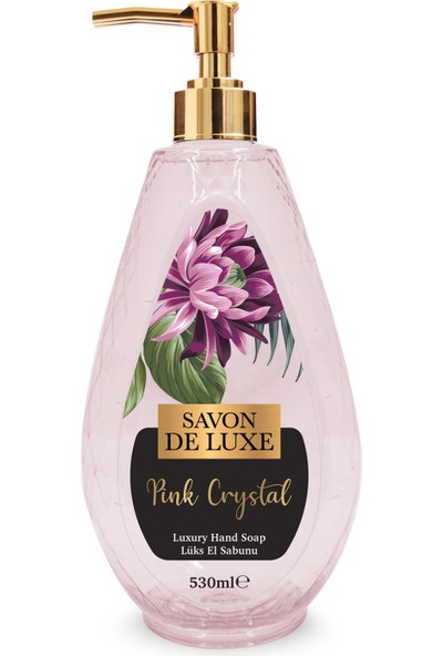 Savon De Luxe Crystal Line Luxury Pink Crystal Sıvı Sabun 530 ml Savon De Luxe Crystal Line Luxury Pink Crystal Sıvı Sabun 530 ml