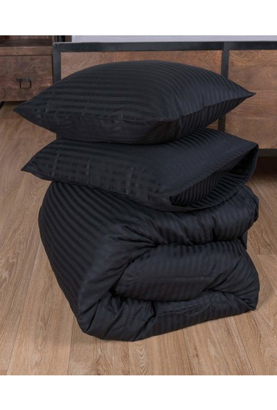 Tekstil Home Tek Kişilik Lastikli Çizgili Pamuk Saten Nevresim Takımı Genç Çocuk Tekstil Home Tek Kişilik Lastikli Çizgili Pamuk Saten Nevresim Takımı Genç Çocuk